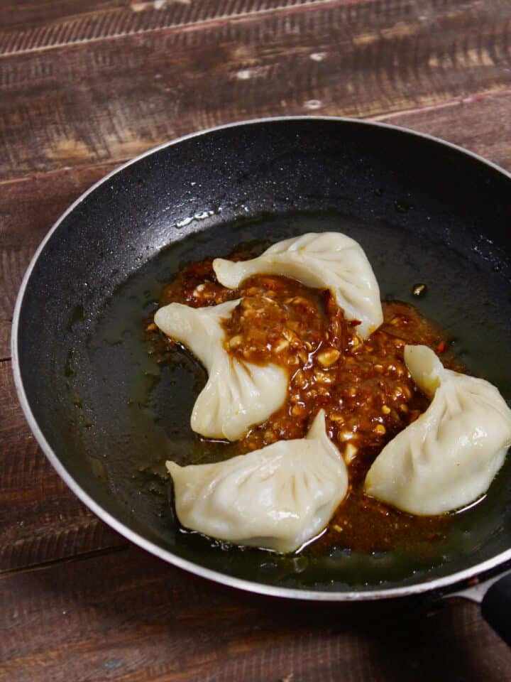 Crispy Fried Dumpling with Spicy Sauce - My Dainty Soul Curry