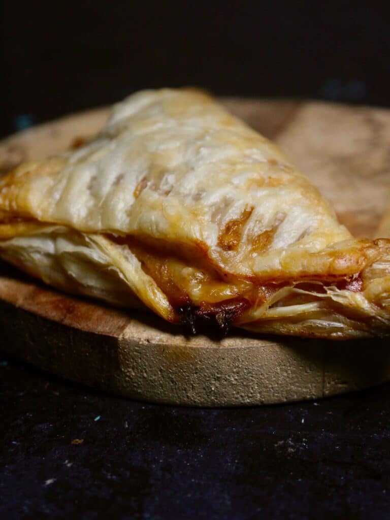 Italian Chicken Salami Puffs - My Dainty Soul Curry