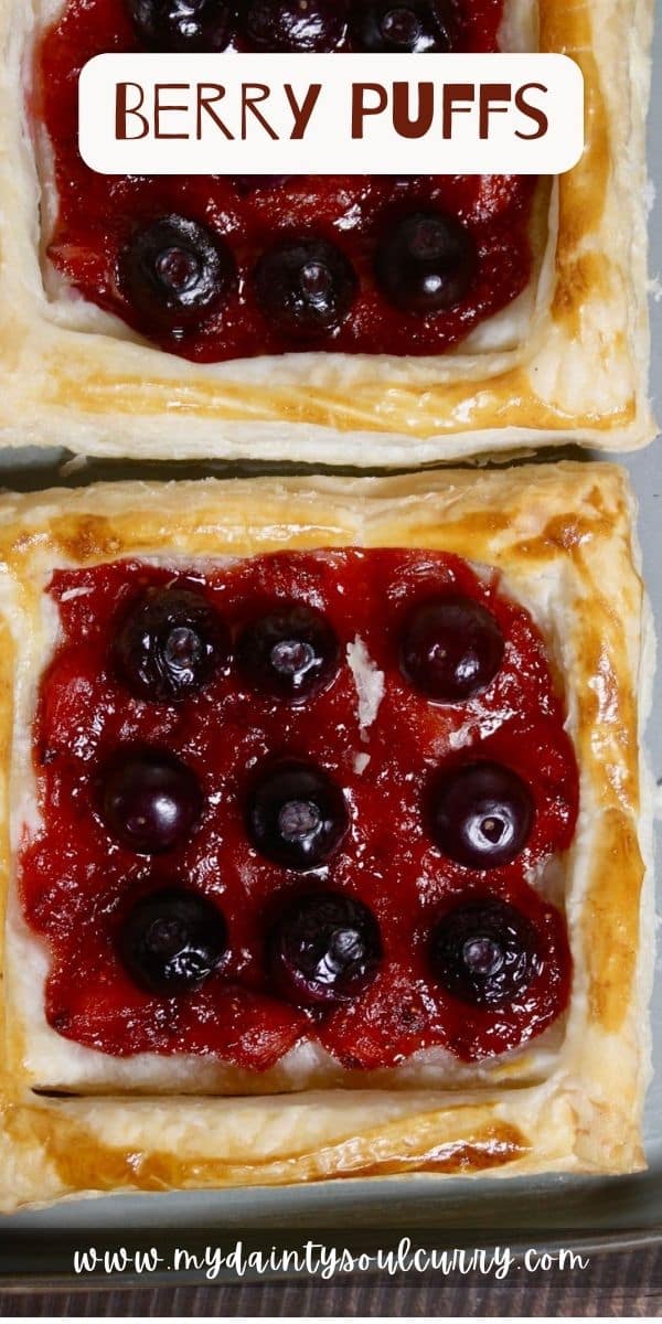 Berry Puffs - My Dainty Soul Curry