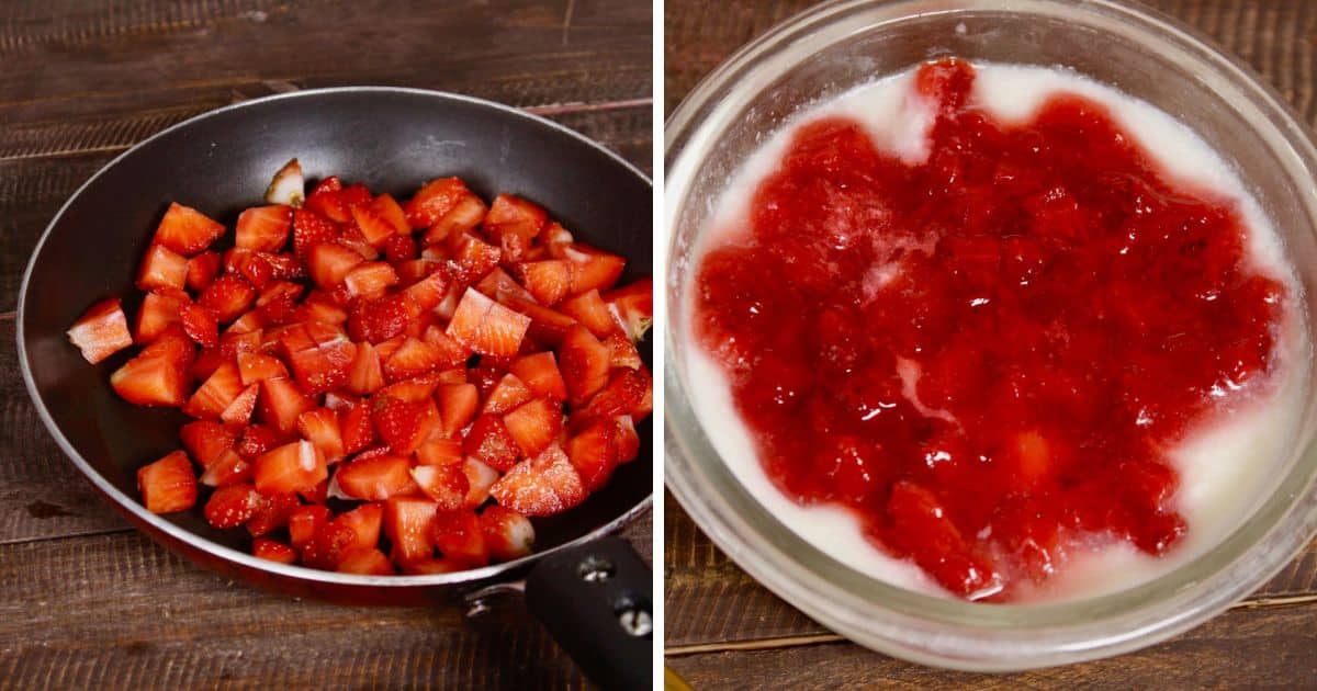 Easy Strawberry Pudding - My Dainty Soul Curry