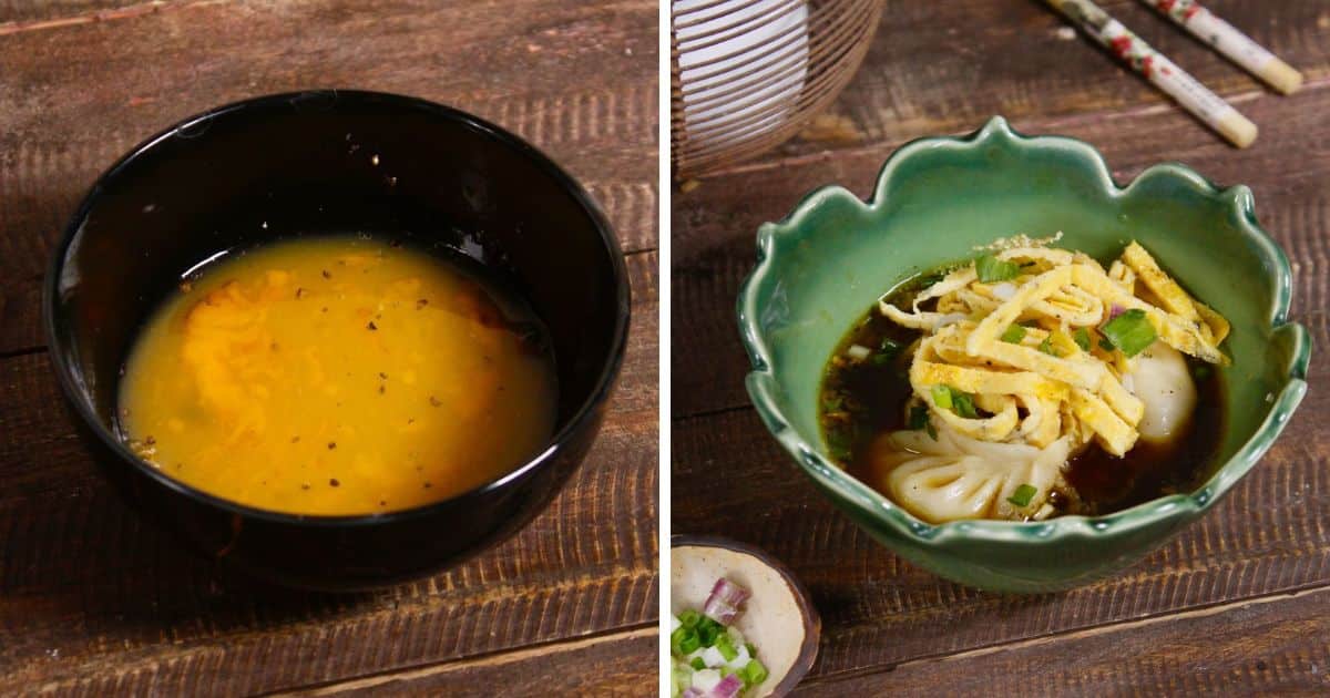 Korean Dumpling Soup - My Dainty Soul Curry