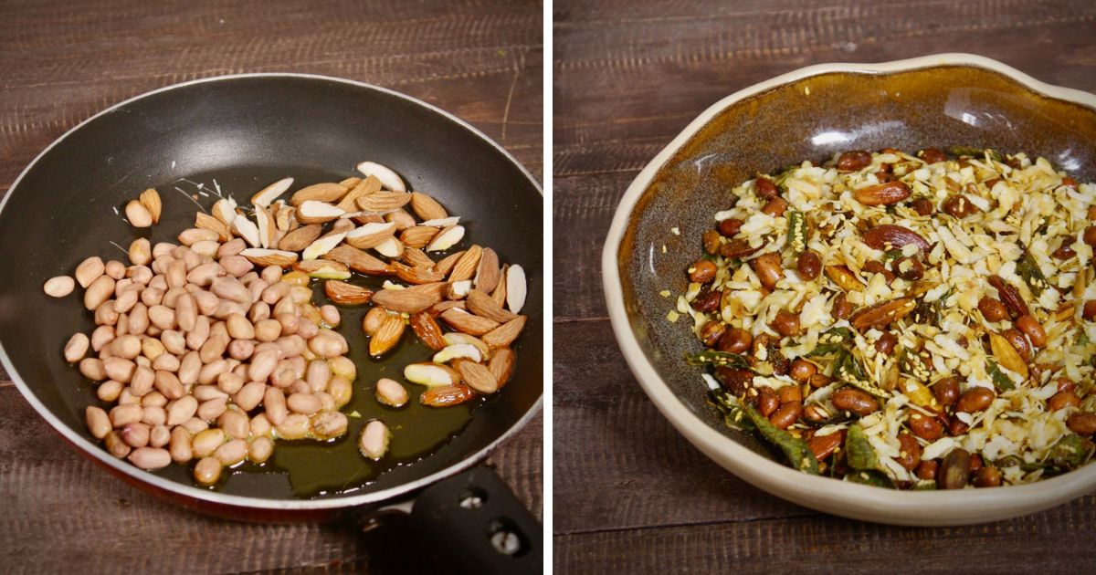 Oven Roasted Poha Chivda - My Dainty Soul Curry