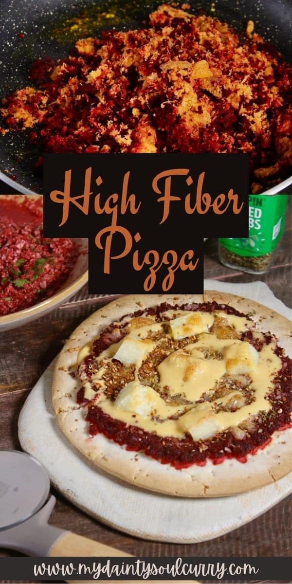 High Fiber Pizza - My Dainty Soul Curry