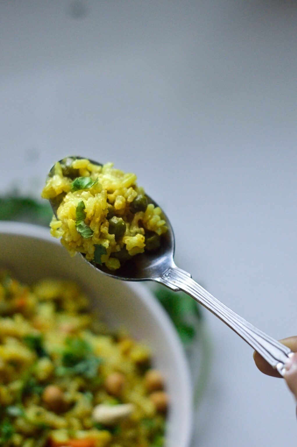 Brown Rice Masala Pilaf Recipe - My Dainty Soul Curry