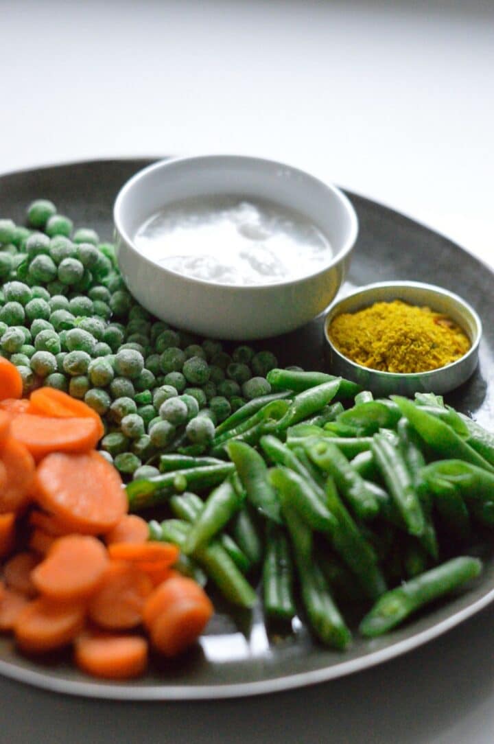 Brown Rice Masala Pilaf Recipe - My Dainty Soul Curry