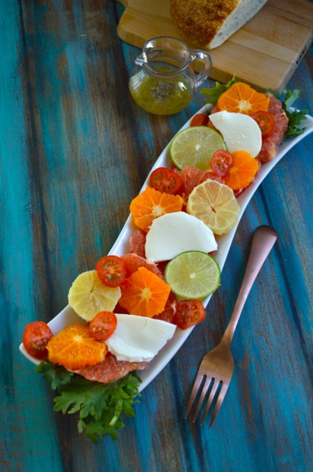 Citrus Caprese Salad Recipe - My Dainty Soul Curry