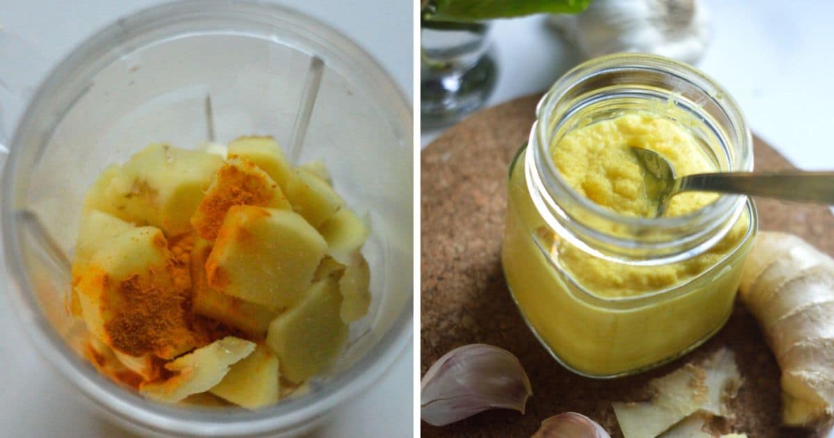 Ginger Garlic Paste Recipe + How to Freeze - My Dainty Soul Curry