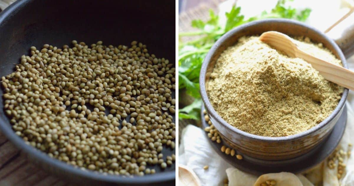 How To Make Coriander Powder - My Dainty Soul Curry