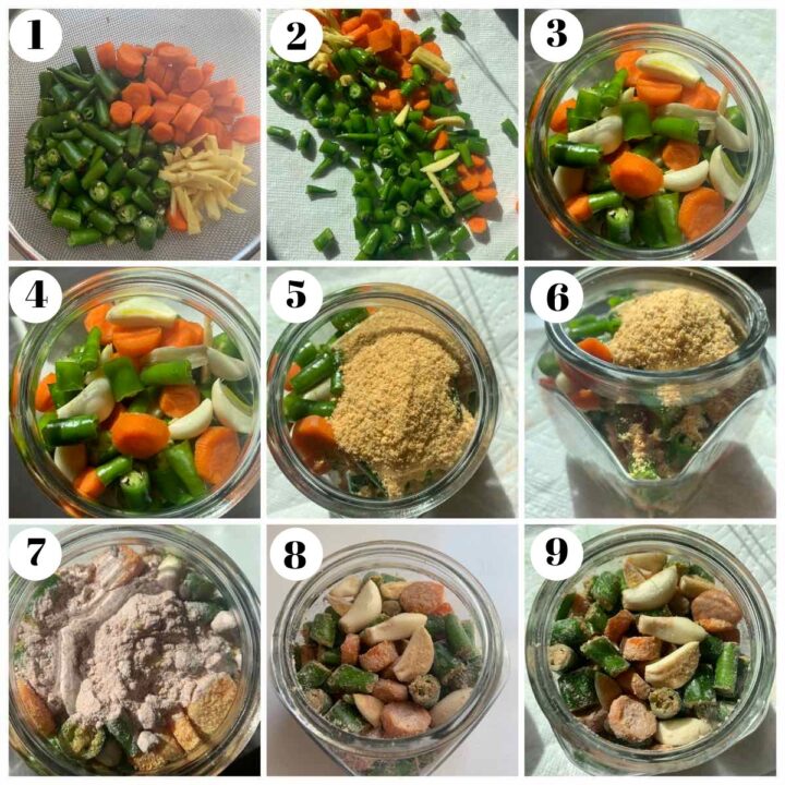 Indian Mixed Pickle Recipe - My Dainty Soul Curry