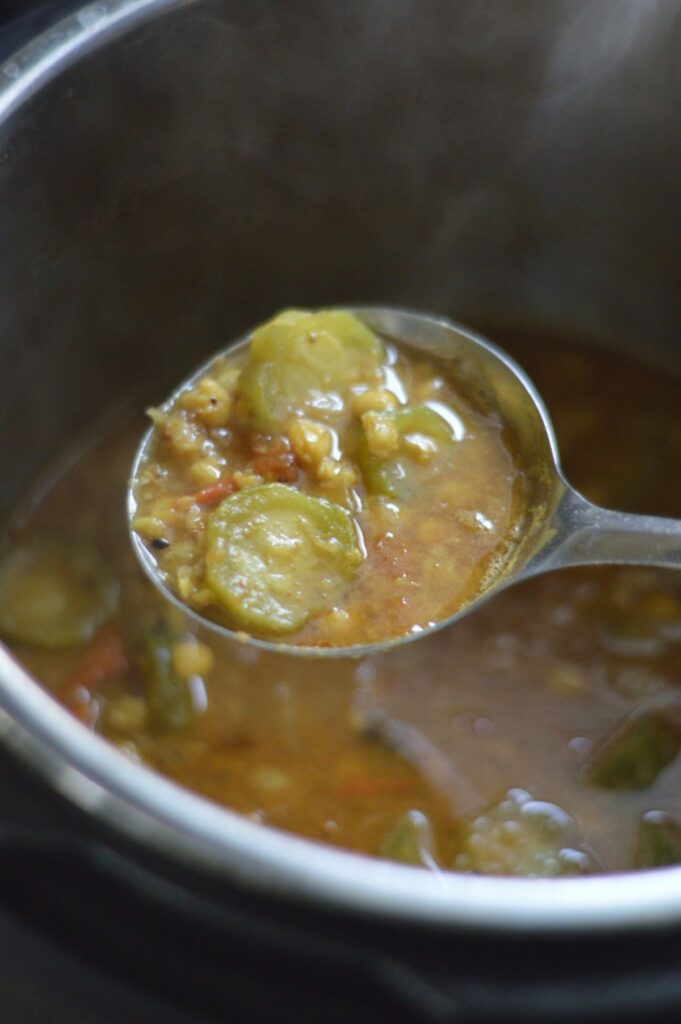 Ridge Gourd Chana Dal Recipe - My Dainty Soul Curry