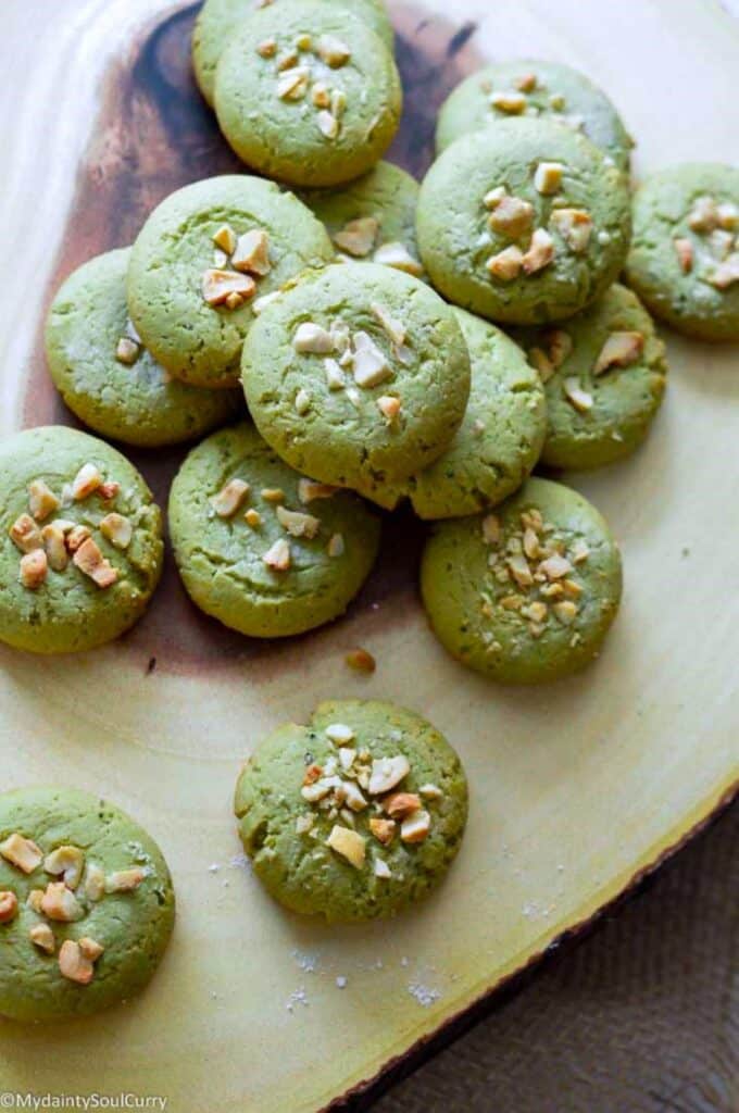 Vegan Matcha Cookies Recipe - My Dainty Soul Curry