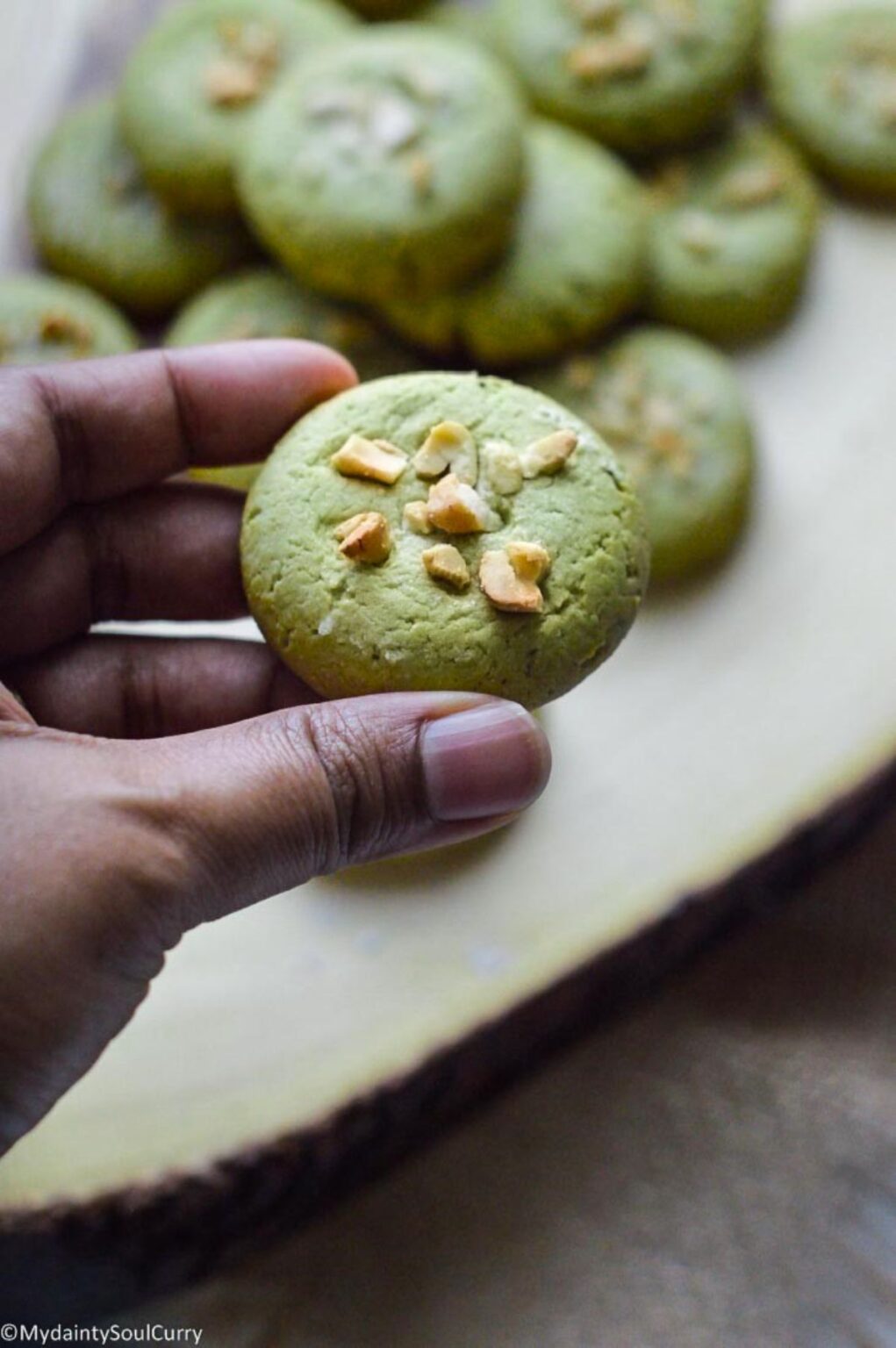 Vegan Matcha Cookies Recipe - My Dainty Soul Curry