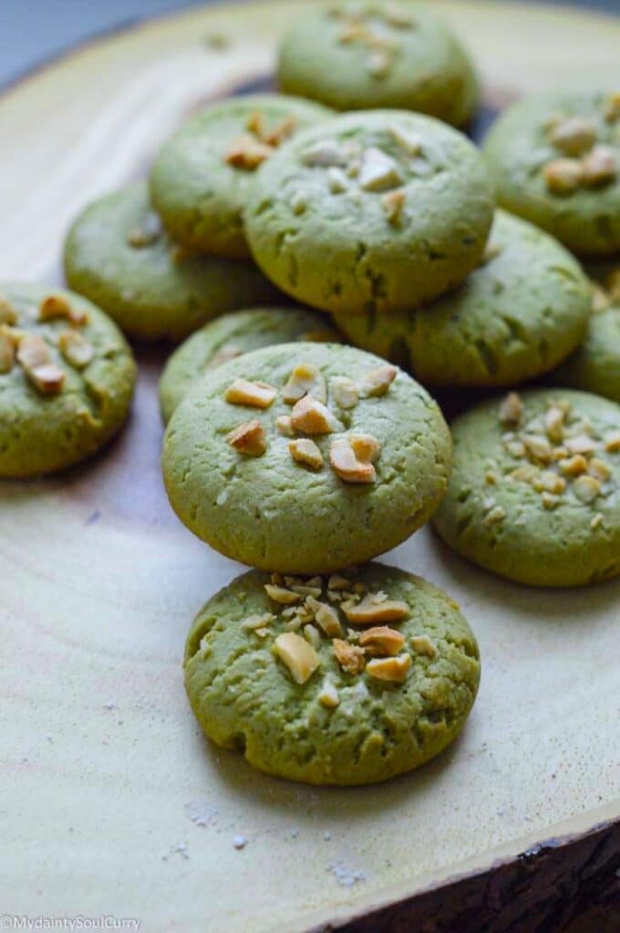 Vegan Matcha Cookies Recipe - My Dainty Soul Curry