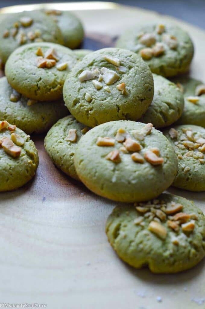 Vegan Matcha Cookies Recipe - My Dainty Soul Curry