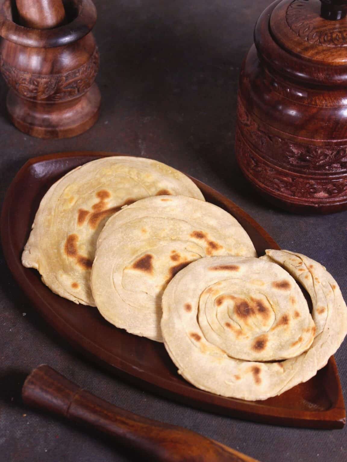 Coin Paratha - My Dainty Soul Curry