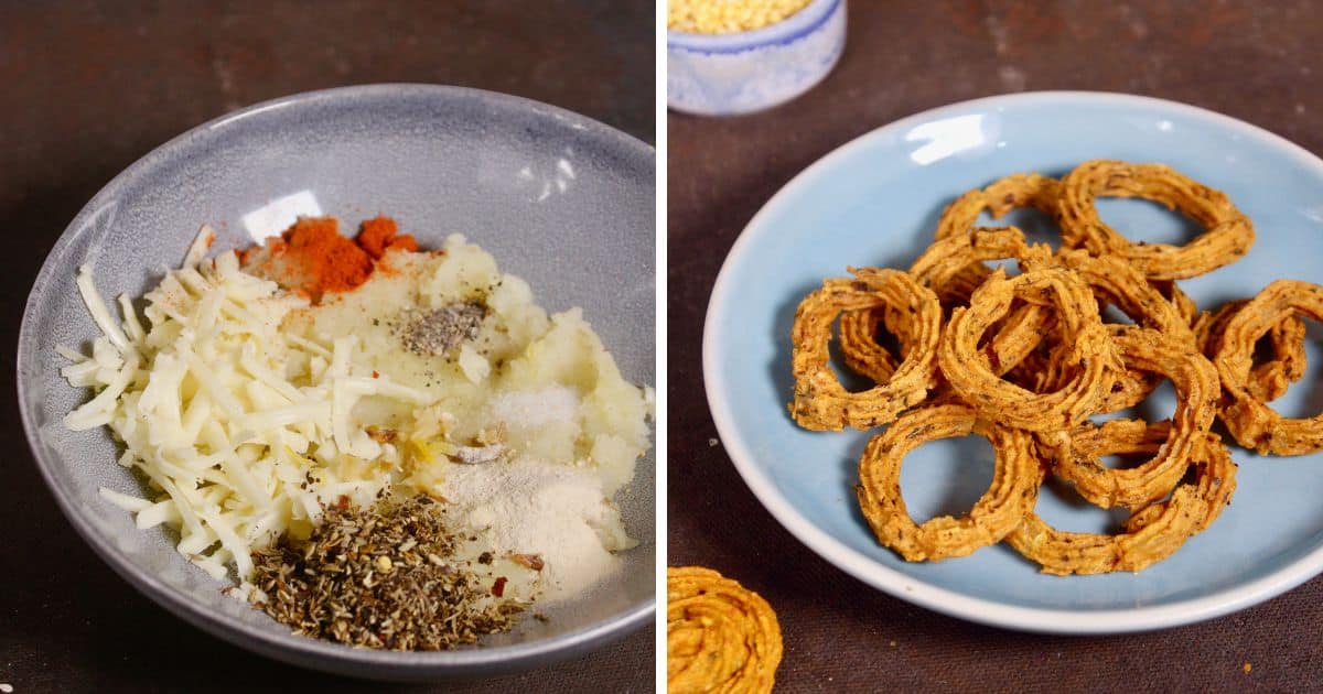 Oven Roasted Crispy Potato Rings - My Dainty Soul Curry
