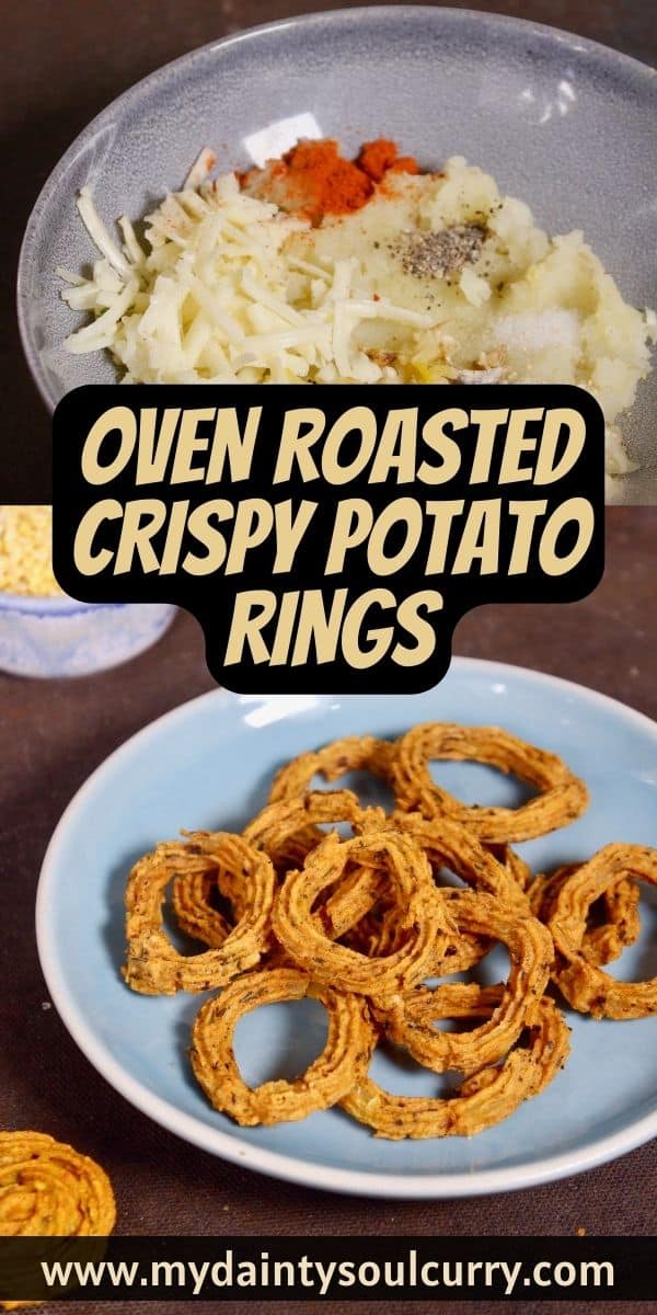 Oven Roasted Crispy Potato Rings - My Dainty Soul Curry