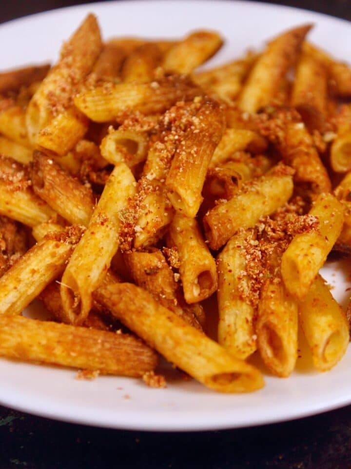 Air Fried Pasta Chips - My Dainty Soul Curry
