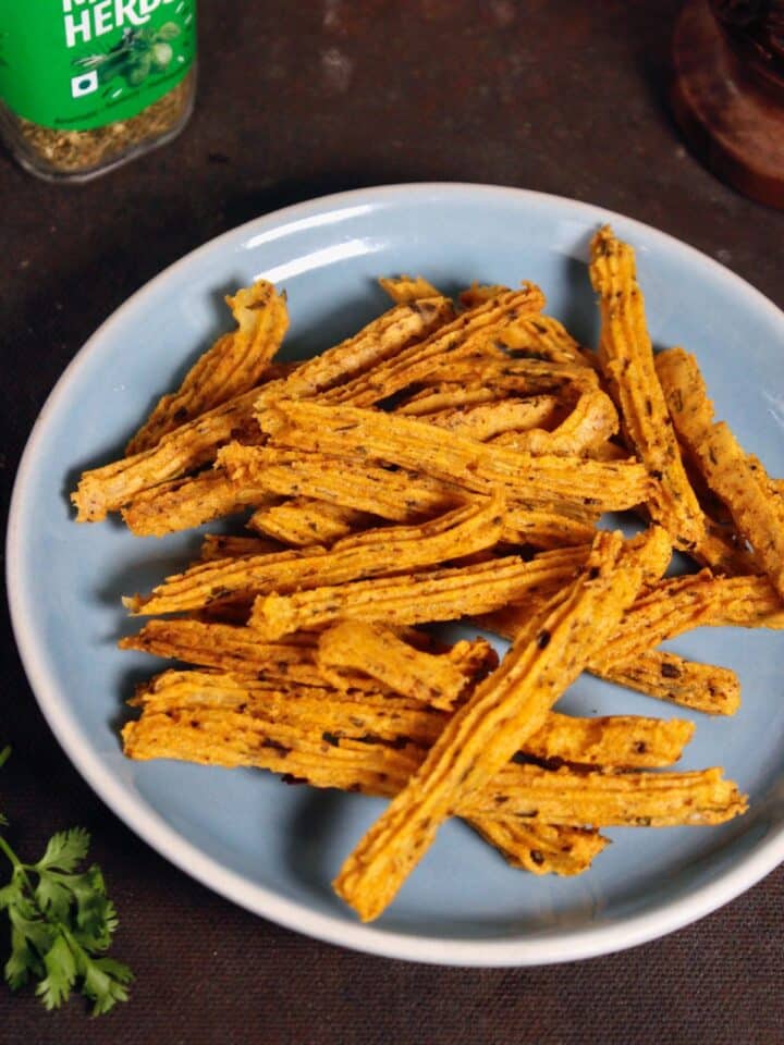 Oven Roasted Potato Fries - My Dainty Soul Curry