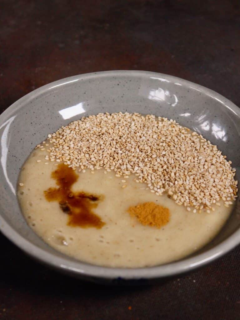 Sesame Banana Breakfast Patties - My Dainty Soul Curry