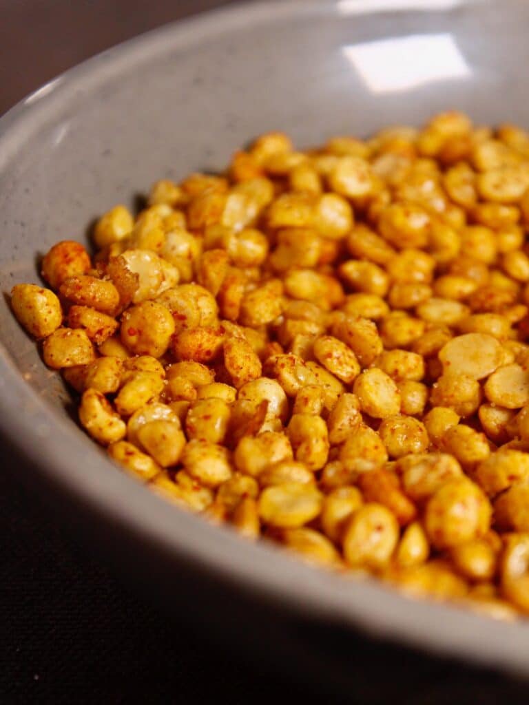 Spicy and Crispy Chana Dal Namkeen - My Dainty Soul Curry