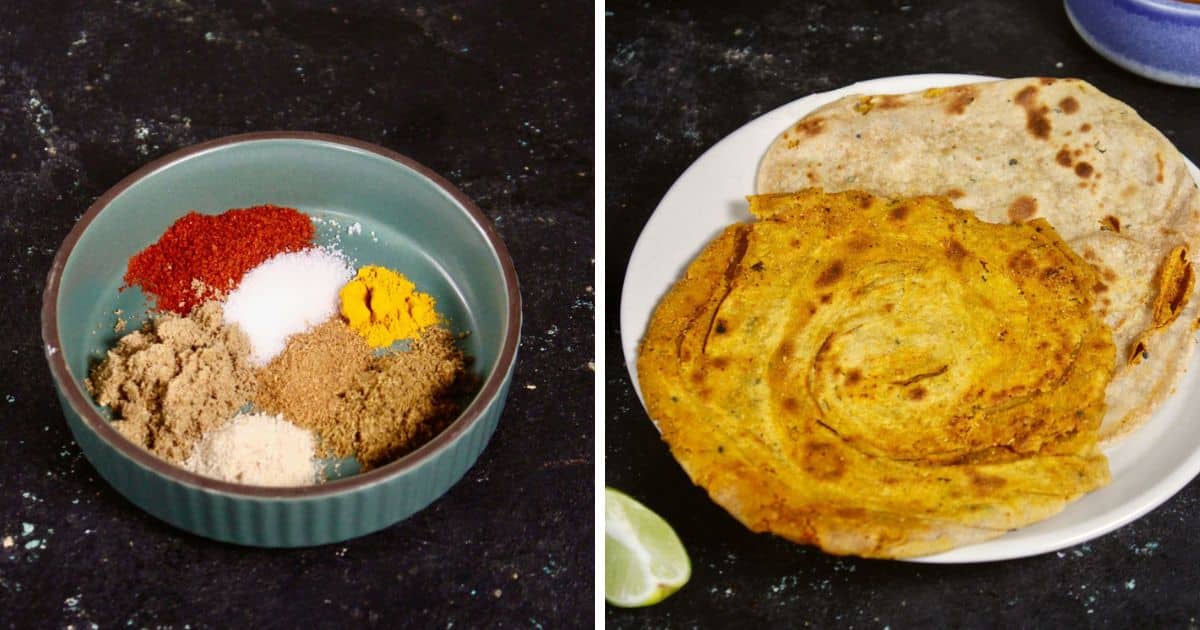 Whole Wheat Masala Kulcha - My Dainty Soul Curry