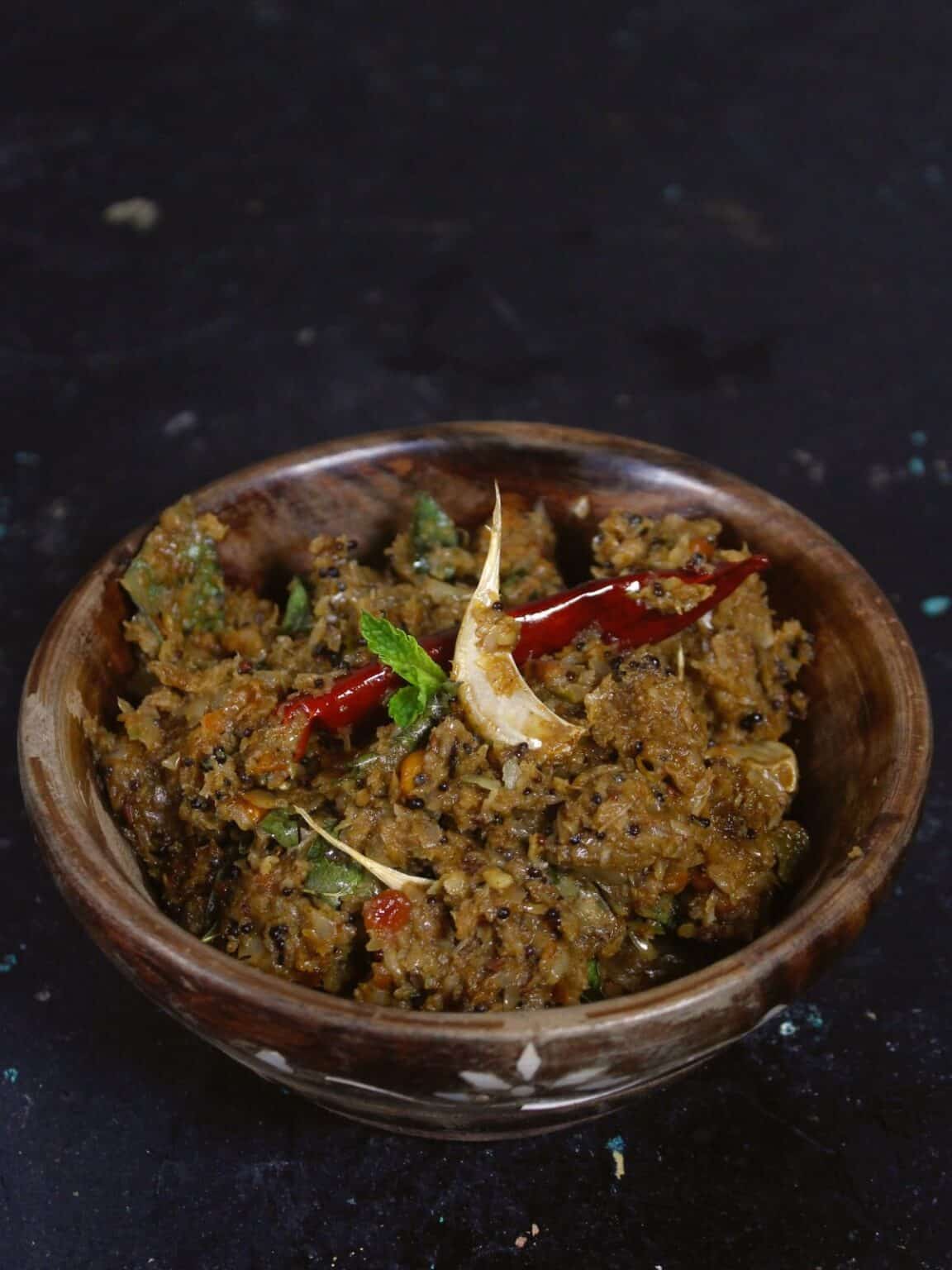 Andhra Cabbage Chutney - My Dainty Soul Curry