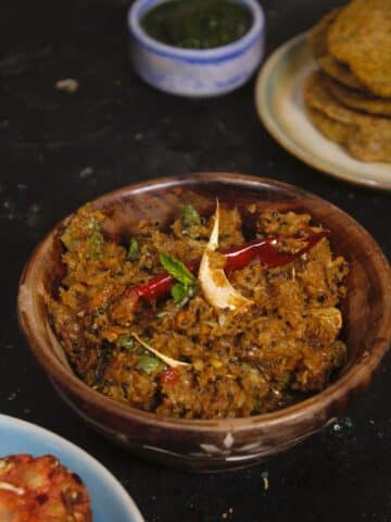 Andhra Cabbage Chutney - My Dainty Soul Curry