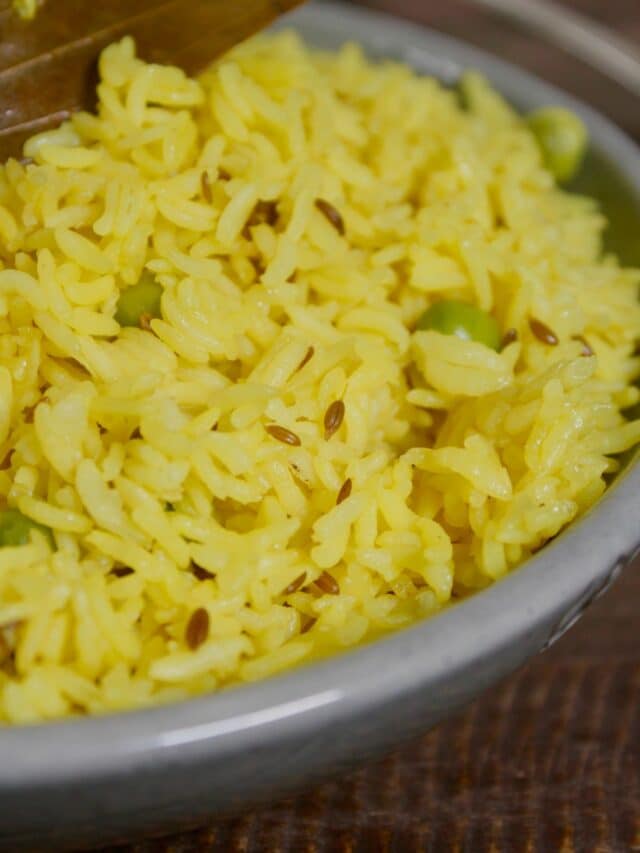 Ghee Turmeric Rice - My Dainty Soul Curry