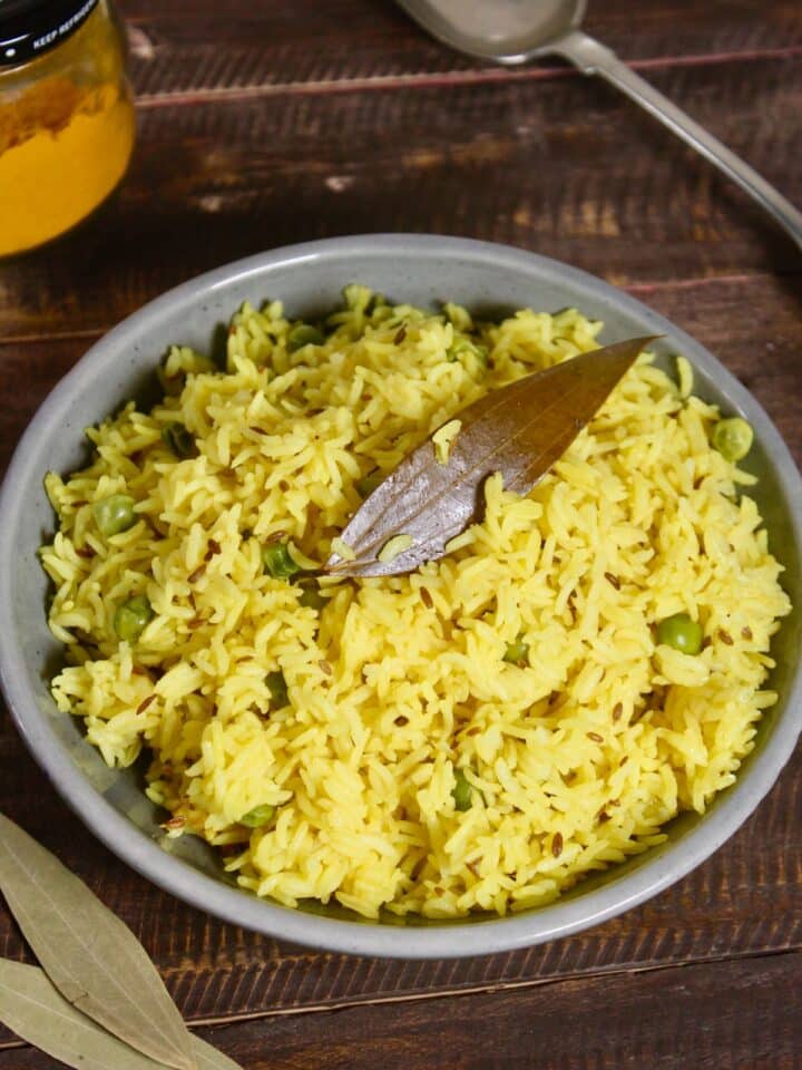 Ghee Turmeric Rice - My Dainty Soul Curry