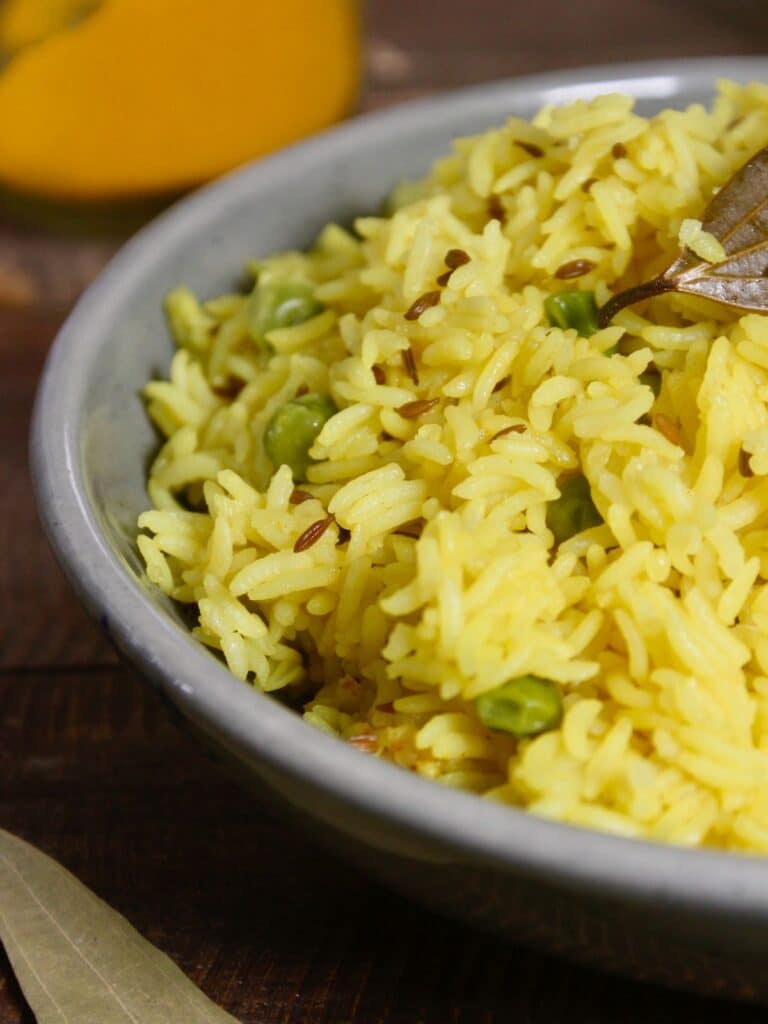 Ghee Turmeric Rice - My Dainty Soul Curry
