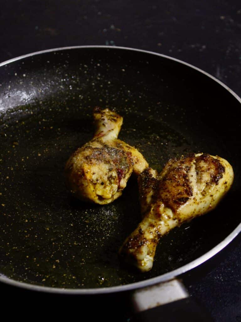 Pepper Chicken Leg Roast - My Dainty Soul Curry