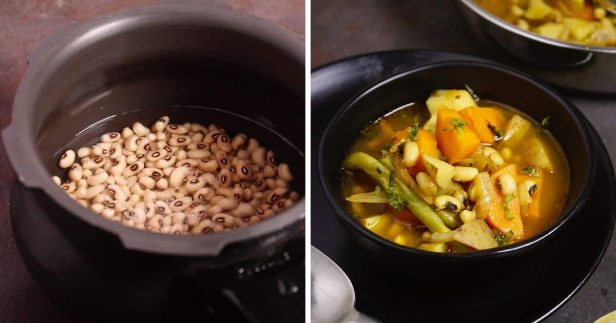 Easy Lobia Curry Recipe - My Dainty Soul Curry