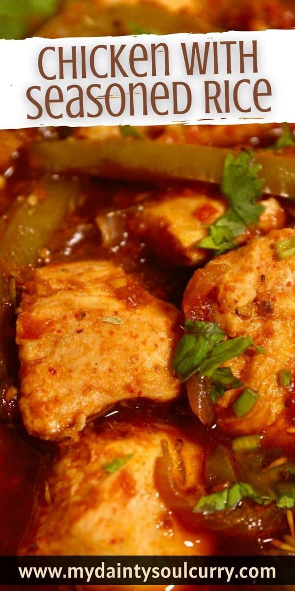 Chicken with Seasoned Rice - My Dainty Soul Curry