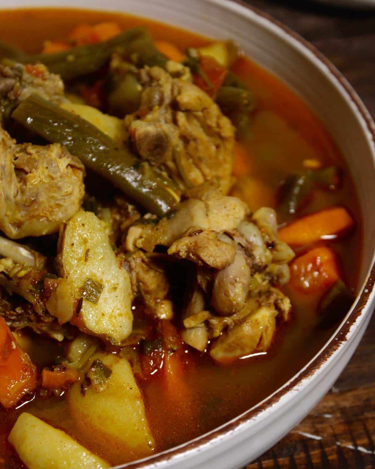 Boiled Chicken and Veggies - My Dainty Soul Curry