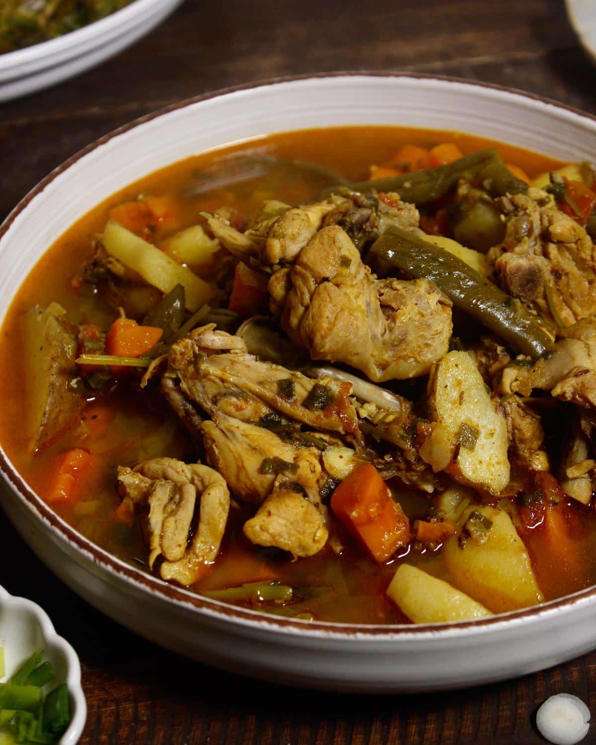 Boiled Chicken and Veggies - My Dainty Soul Curry