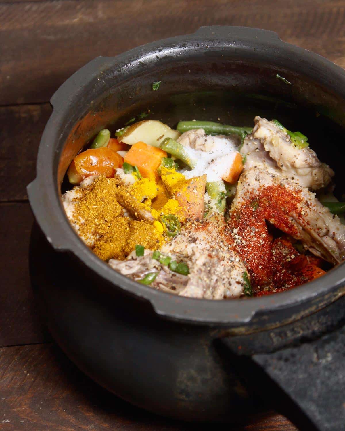 Boiled Chicken and Veggies - My Dainty Soul Curry