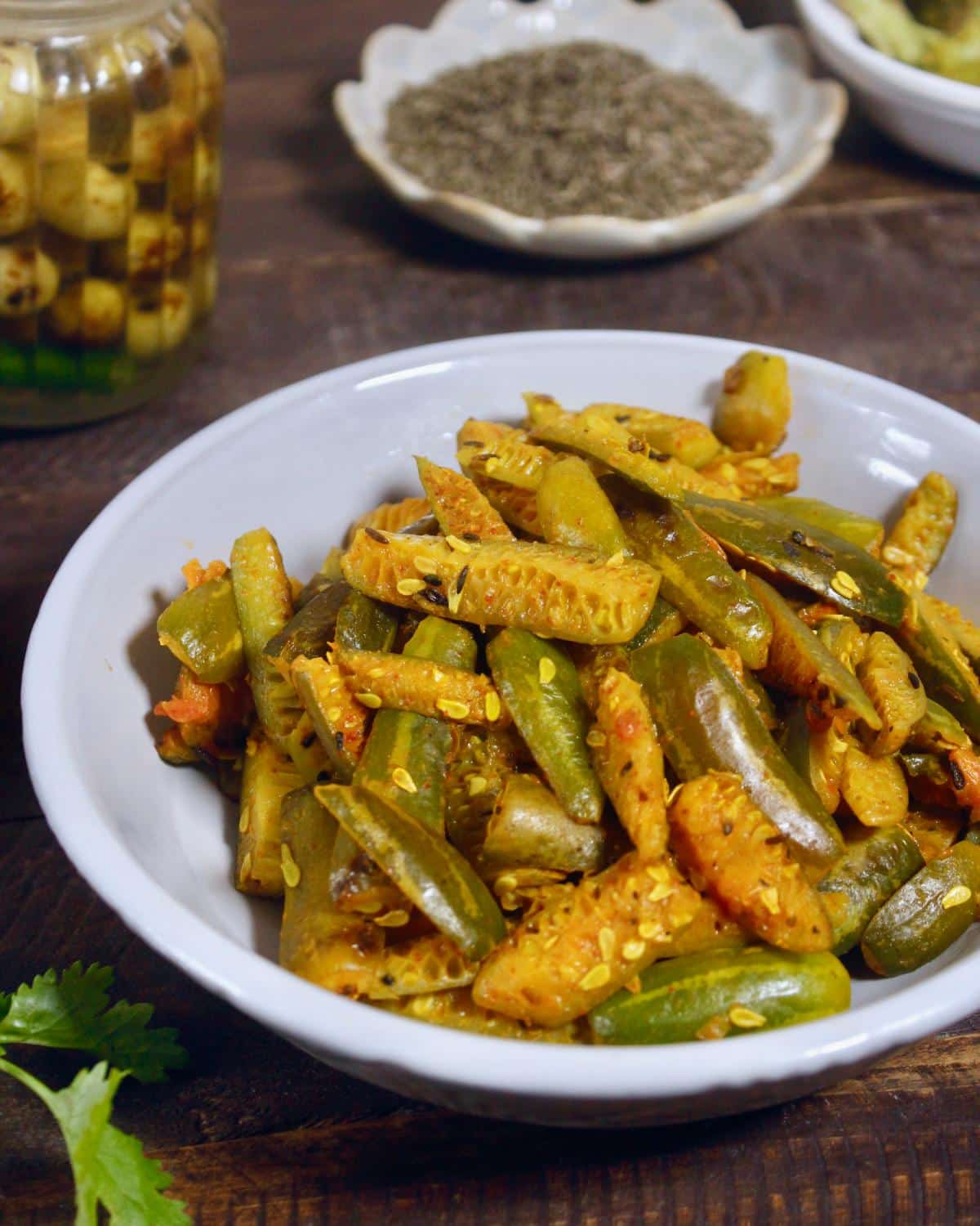 Ivy Gourd Stir Fry - My Dainty Soul Curry