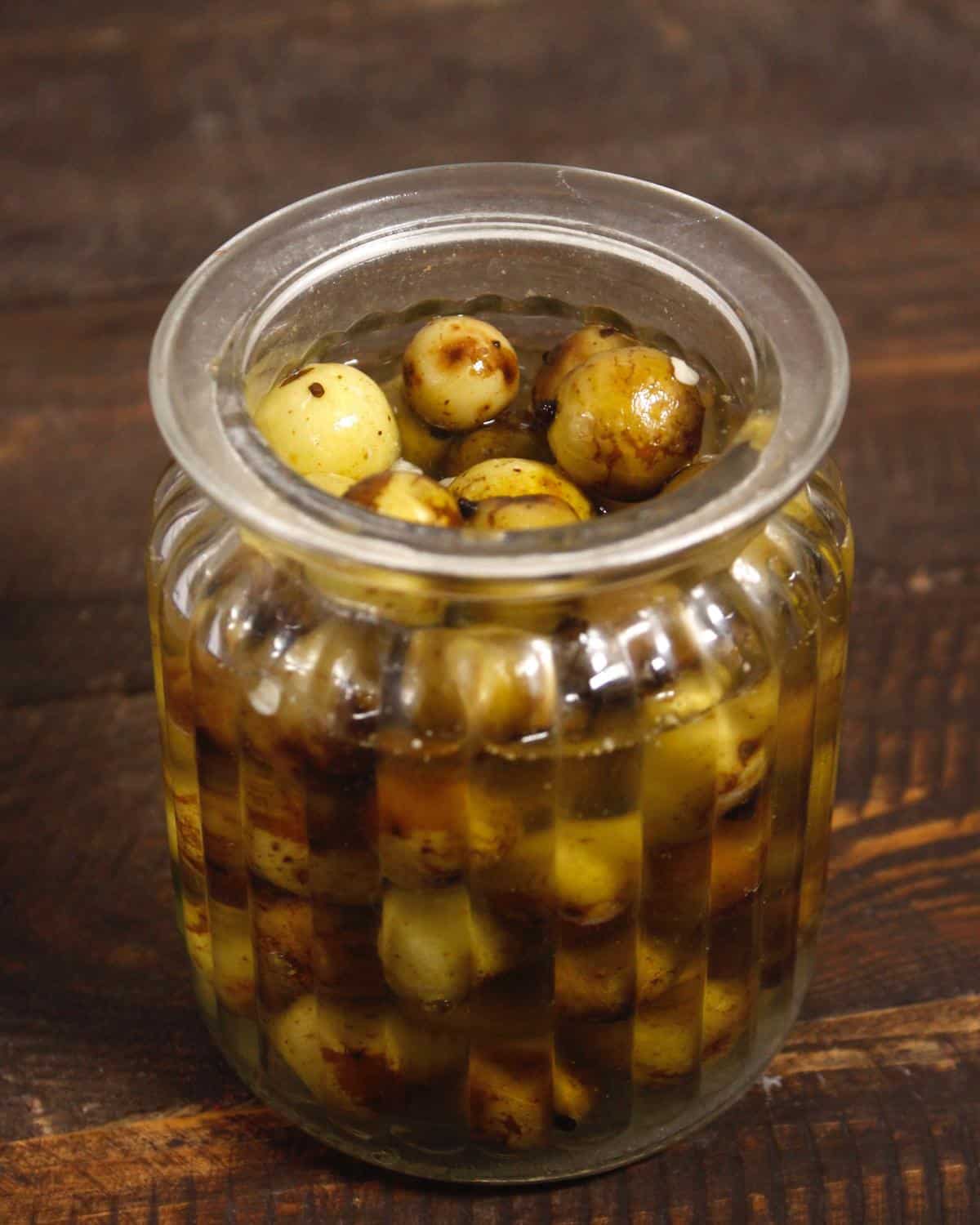 Pickled Gooseberries - My Dainty Soul Curry