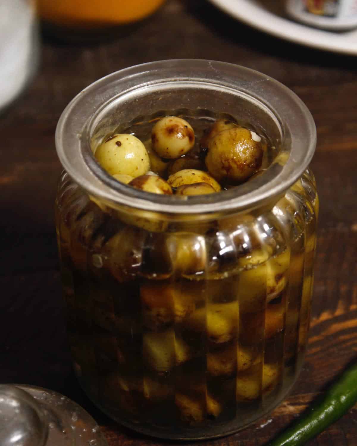 Pickled Gooseberries - My Dainty Soul Curry