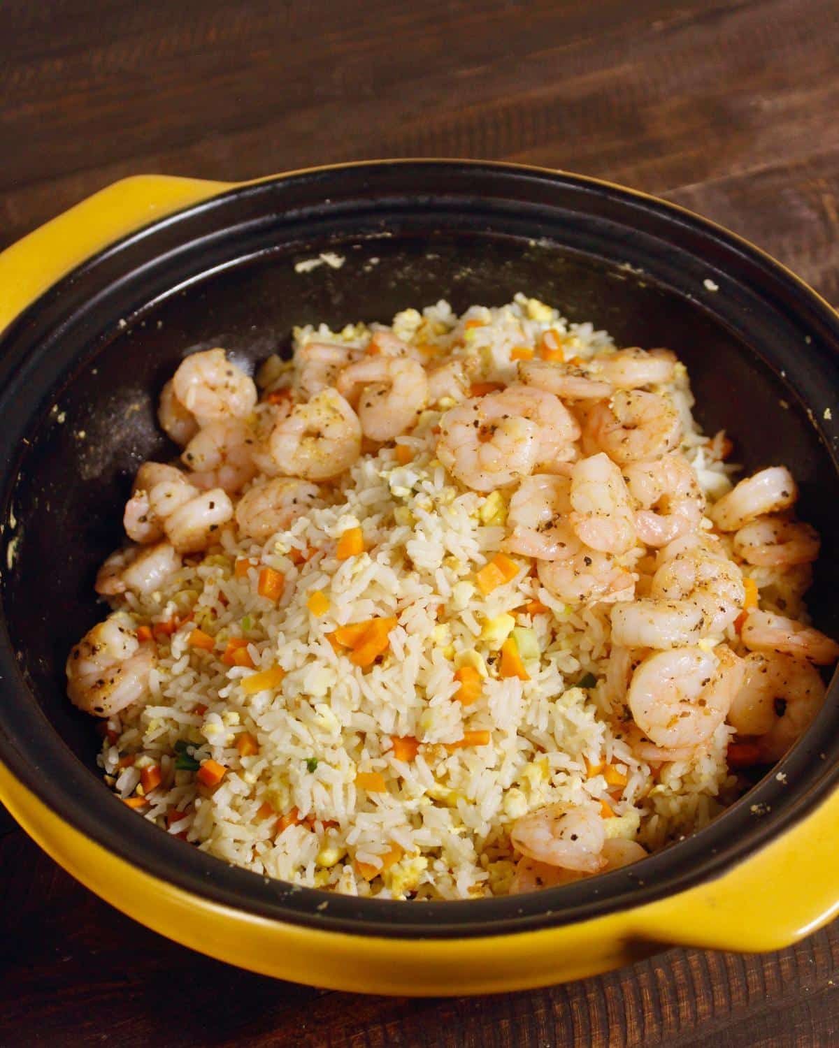 Prawn and Egg Fried Rice - My Dainty Soul Curry