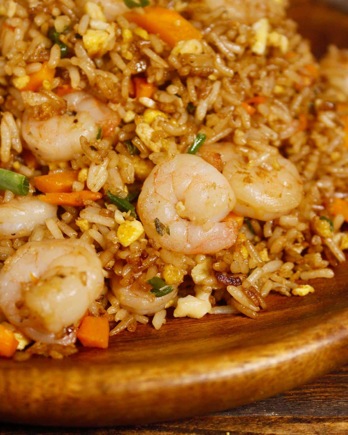 Prawn and Egg Fried Rice - My Dainty Soul Curry