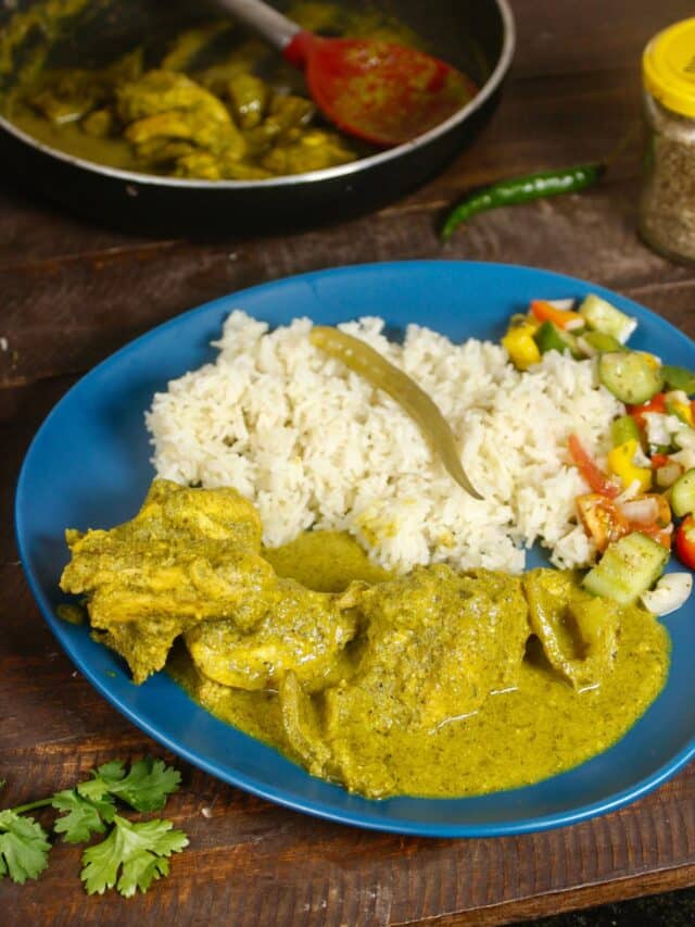 Chicken Cafreal Goan Curry - My Dainty Soul Curry