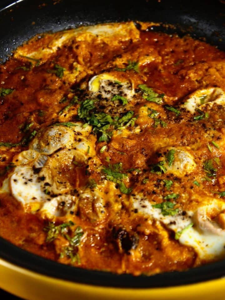 Egg Lababdar with Spicy Laccha Paratha - My Dainty Soul Curry