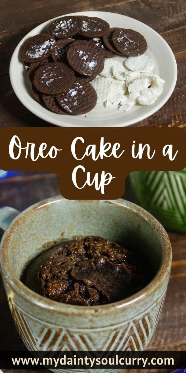 Oreo Cake in a Cup - My Dainty Soul Curry