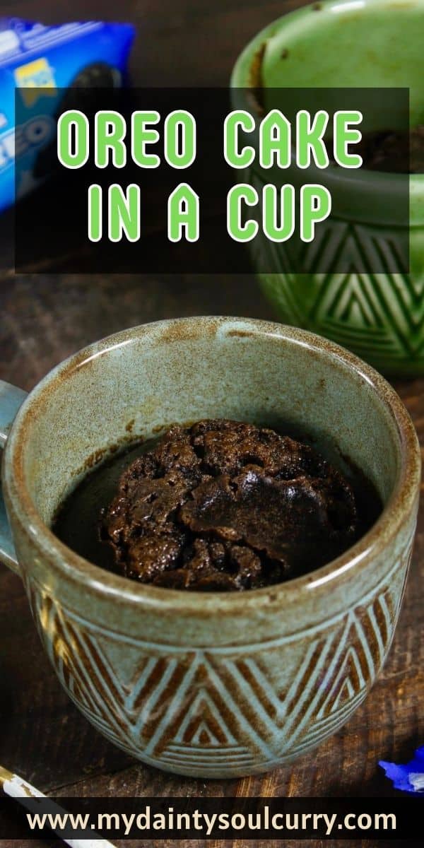 Oreo Cake in a Cup - My Dainty Soul Curry