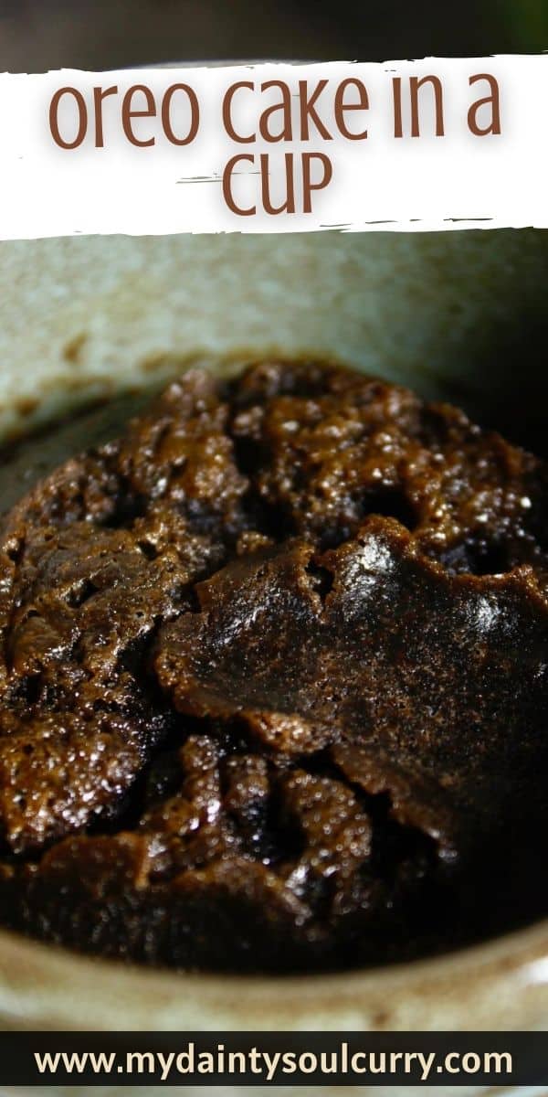 Oreo Cake in a Cup - My Dainty Soul Curry