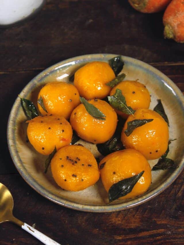 Carrot Breakfast Dumplings - My Dainty Soul Curry