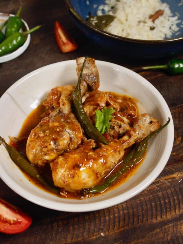 Peshawari Chicken Charsi Karahi - My Dainty Soul Curry